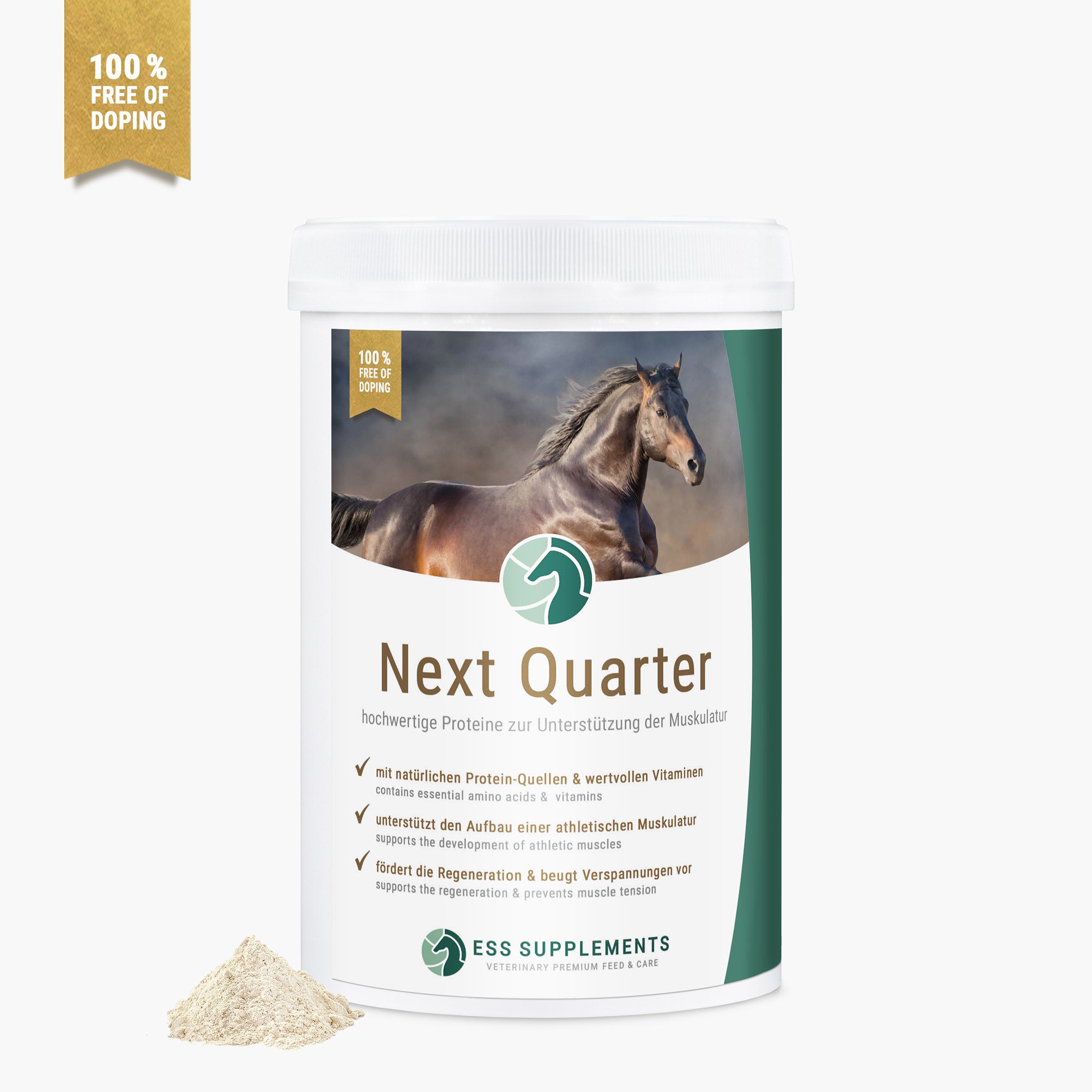 ESS Next Quarter - Supplementary feed for effective muscle building – ESS Supplements